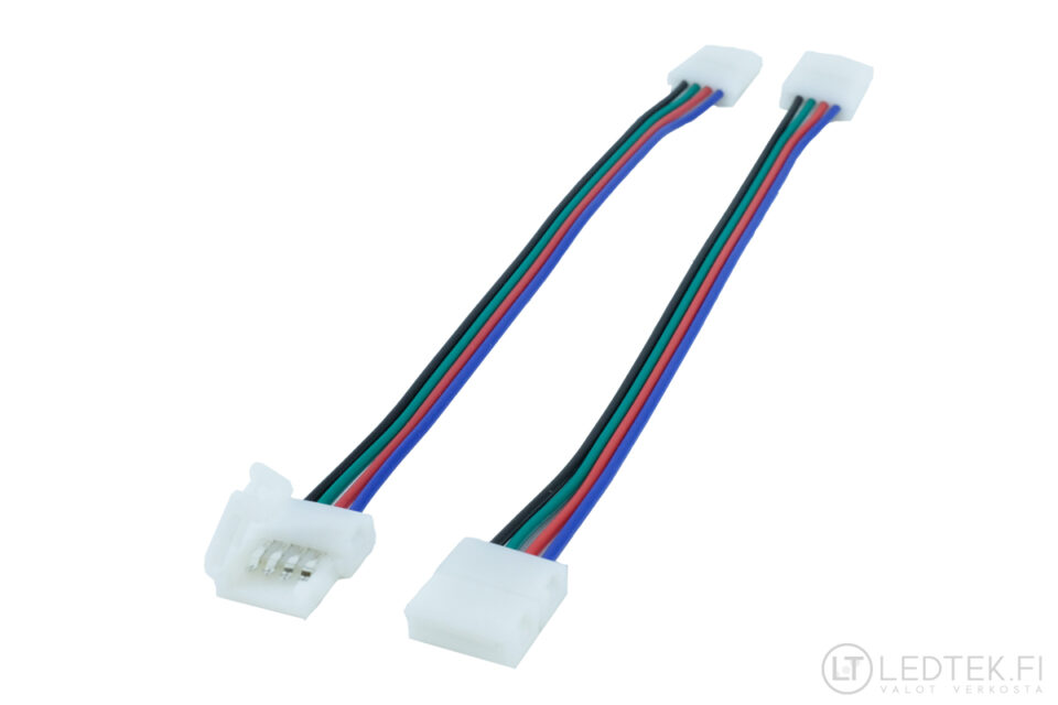 LED strip 2-end connector RGB 5 pcs - Ledtek