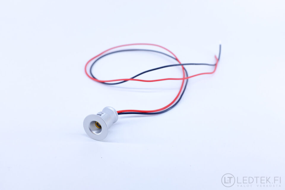 CRI80 LED-spotti 1W 4K himmennettävä 12V IP65 30° - Ledtek